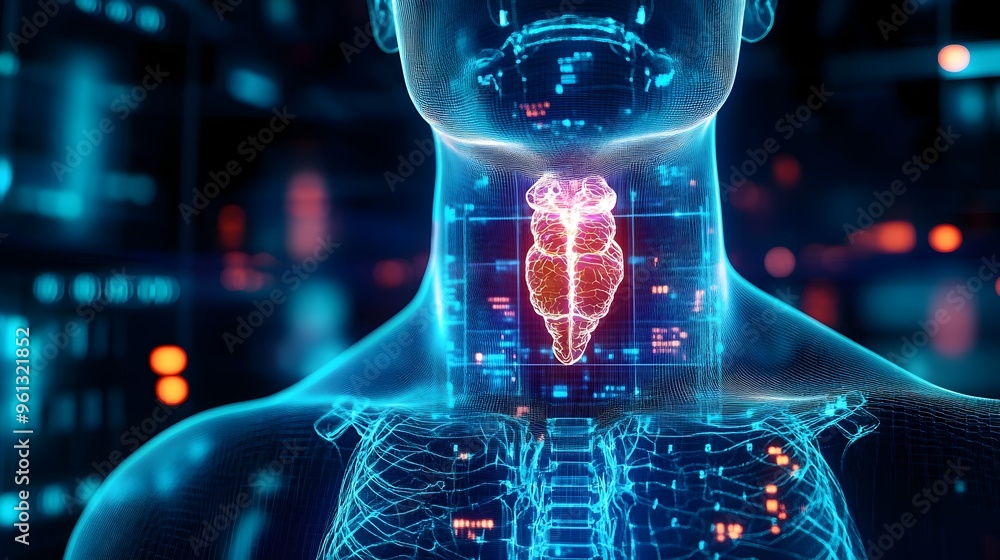 Holographic display of the human endocrine system with a focus on the ...