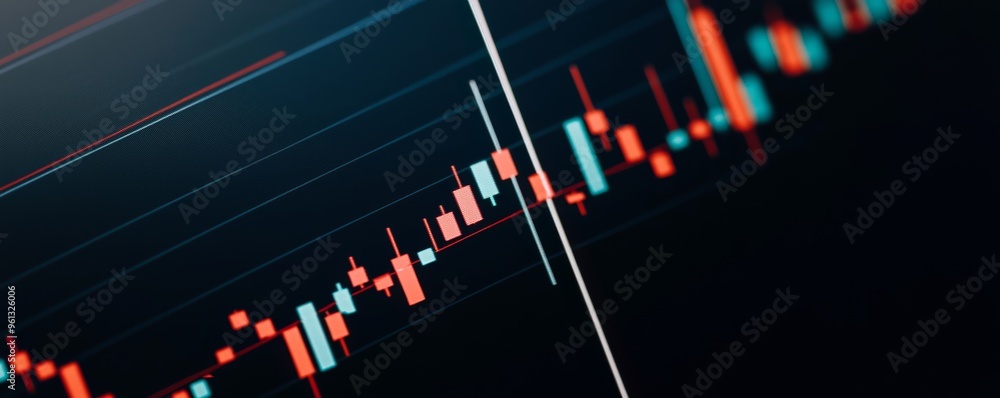 A technical analysis chart showing multiple support and resistance levels with Fibonacci ...