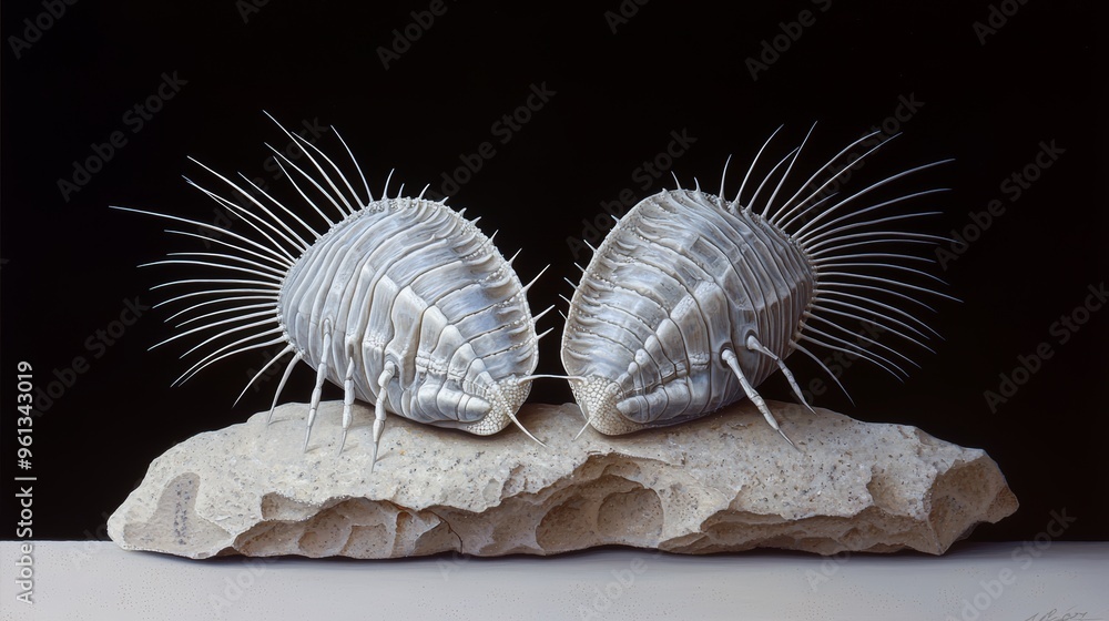 Symmetry in the Fossils of Cambrian Trilobites, Analyze the symmetrical ...