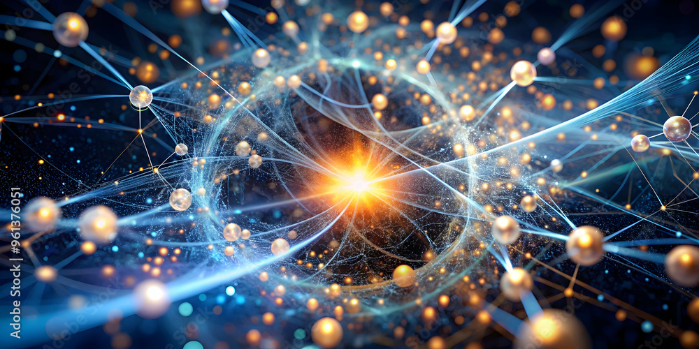 Cosmic Network: A mesmerizing abstract visualization of ...