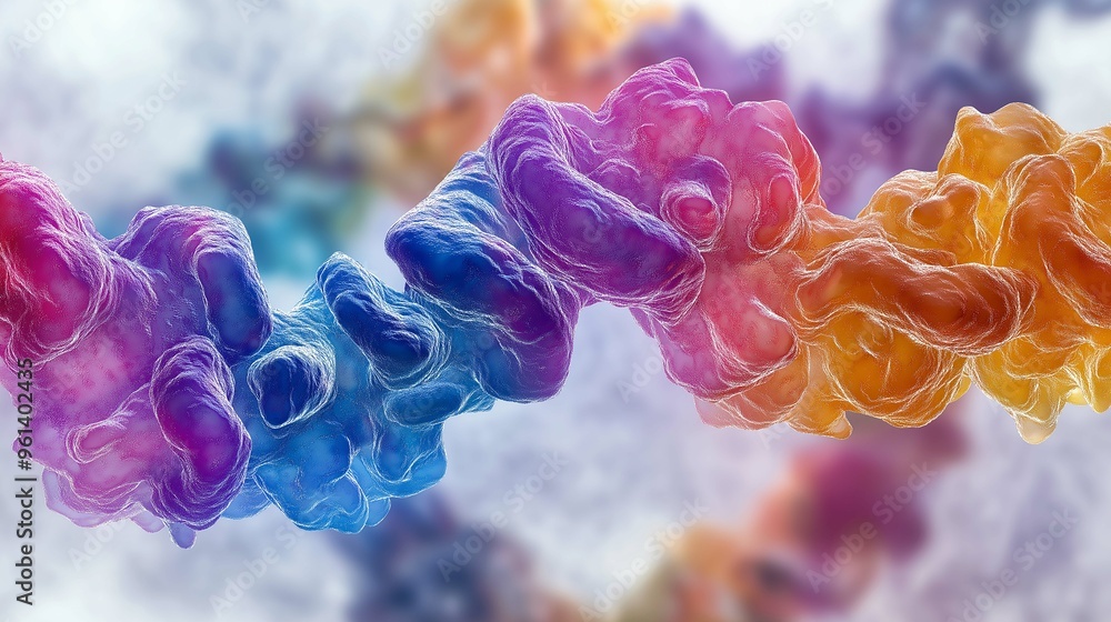 A breakdown of nuclear envelope during mitosis, cell division, detailed ...