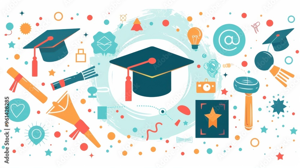 An infographic showing the benefits of attending a graduation ceremony ...