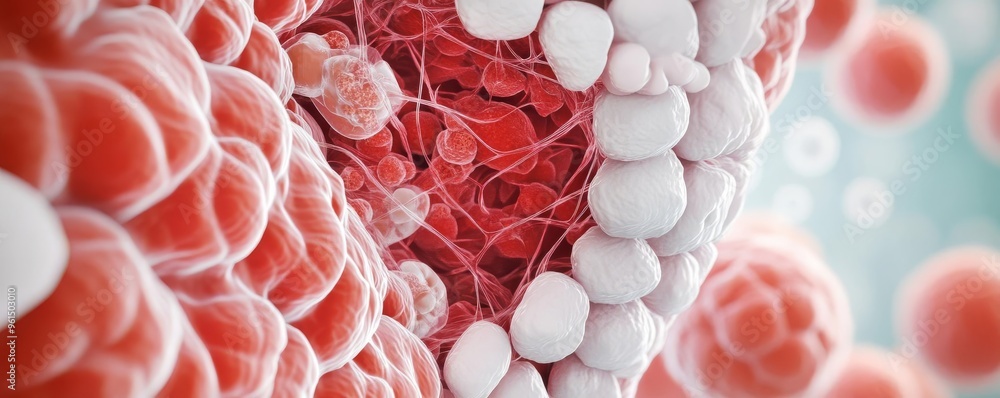 Muscle cell autophagy, self-digestion of damaged organelles, cellular ...