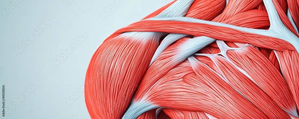 Perimysium, connective tissue layer encasing muscle fascicles, detailed ...