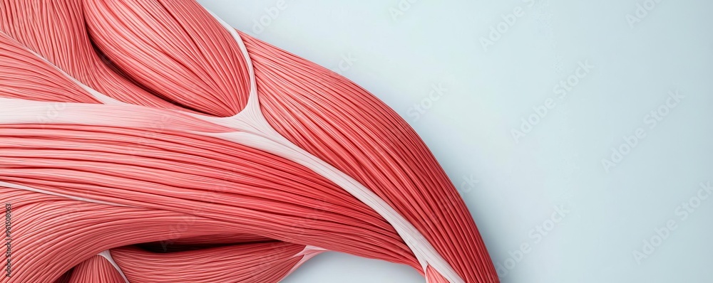 Perimysium, connective tissue layer encasing muscle fascicles, detailed ...