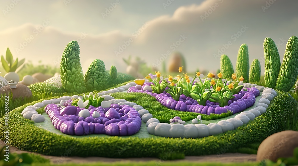 Digital Biology Lab Showcasing the Structure and Function of Different ...