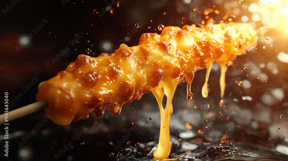 Hot Crispy delicious fried mozzarella cheese stick. Deep fried cheese ...