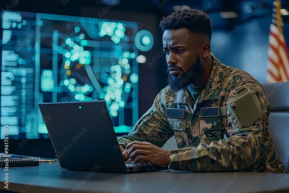 The US military has high tech command posts and cybersecurity ...