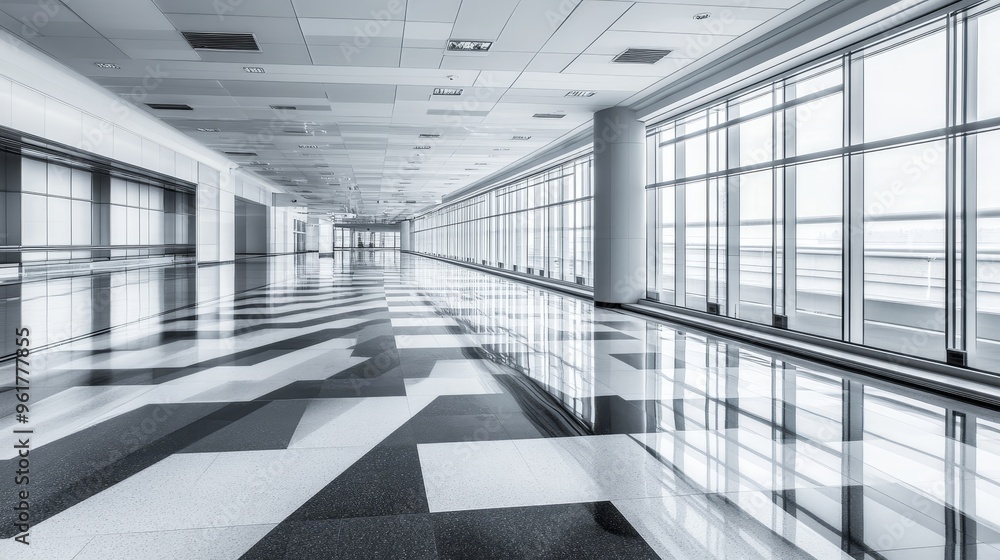 Reworked modern architecture showcasing a spacious empty area for text ...