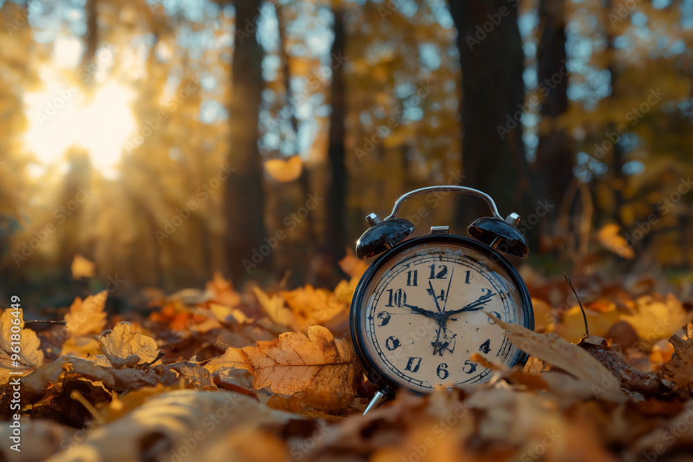 Concept, daylight saving time. Sommer time, winter time, changeover ...