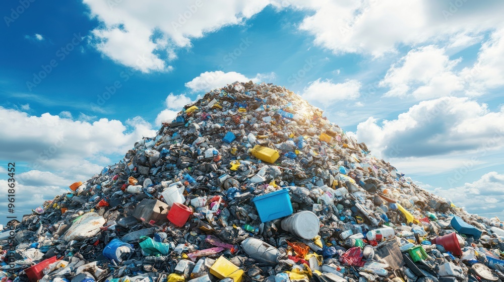 Piles of plastic waste are piling up and causing environmental ...