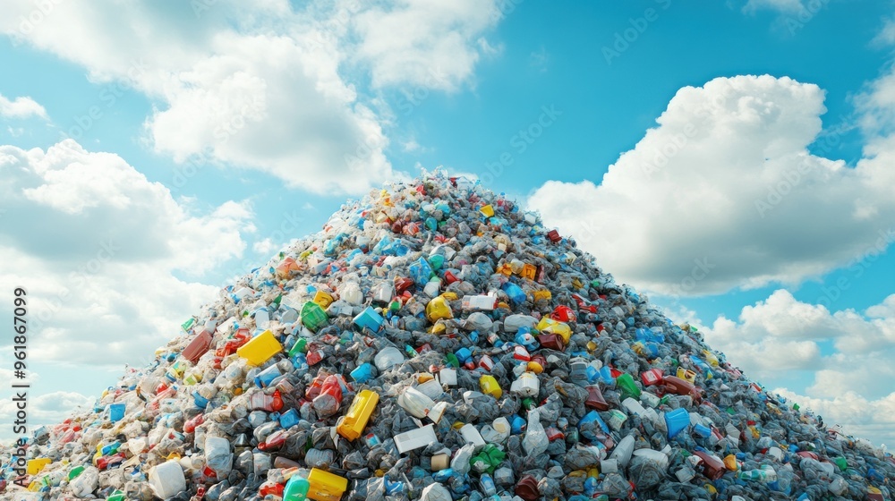 Piles of plastic waste are piling up and causing environmental ...