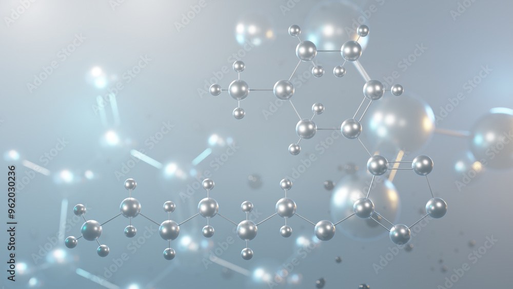 xanomeline molecular structure, 3d model molecule, muscarinic agonists ...