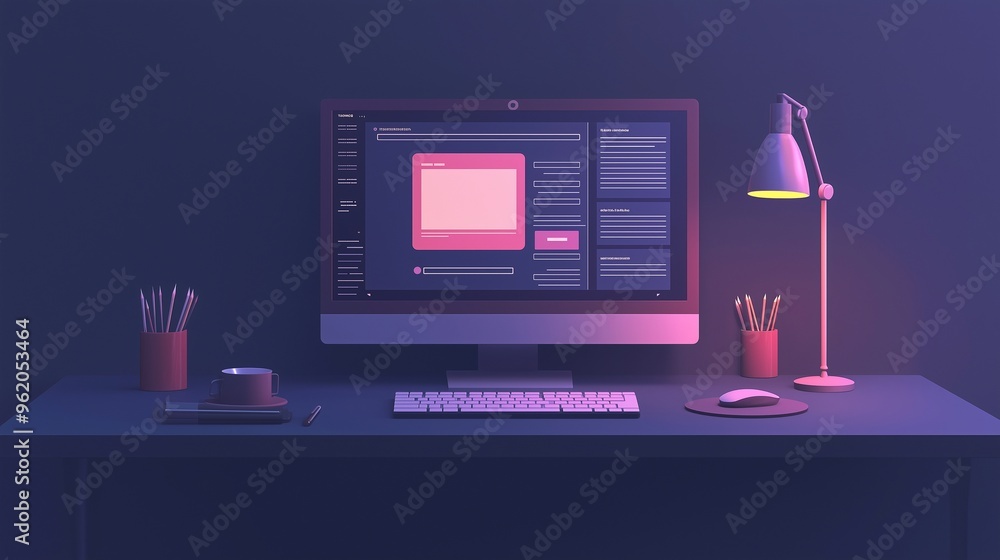 Animated GIF of a website loading screen, engaging user interface design, interactive web ...