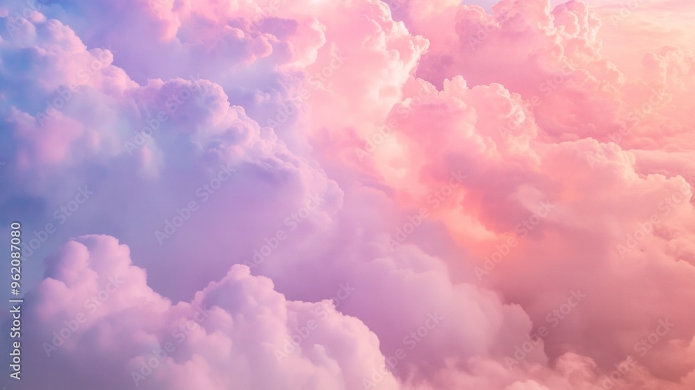 Cloudy pastel sky texture background Stock Illustration | Adobe Stock