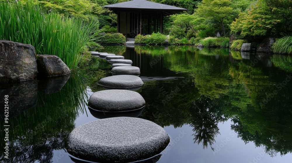 Symmetry in Japanese Pavilions and Tea Garden Structures, Analyze the ...