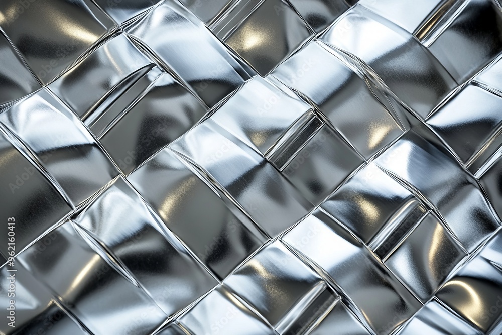 Seamless Grey Aluminum Texture with Light Reflections in High ...