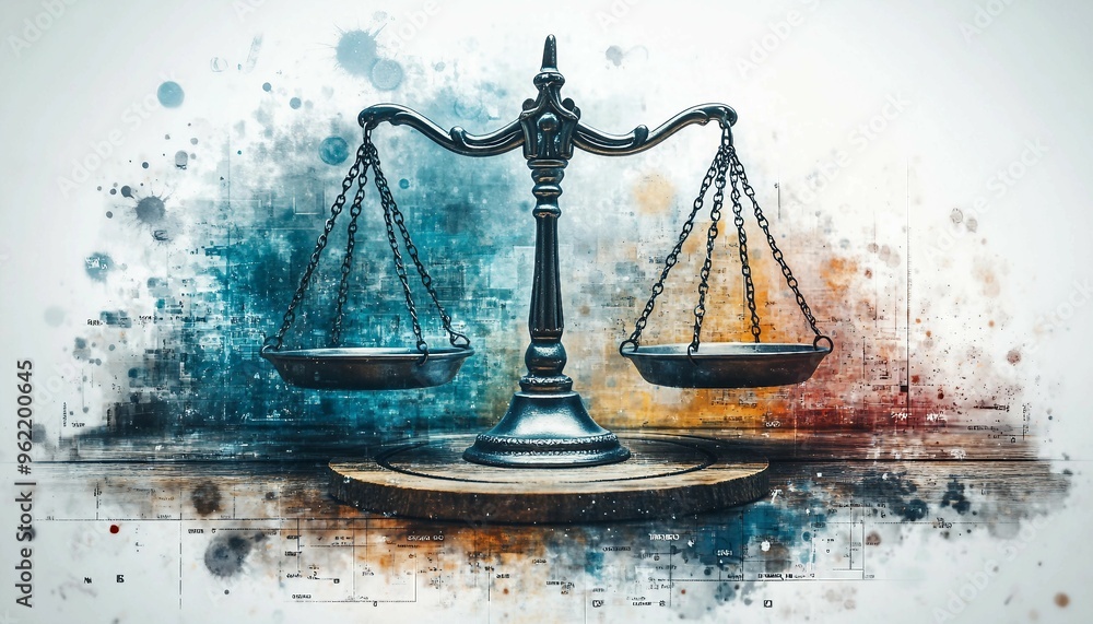 Balancing the Time Management Scales, metaphor of a balanced scale with ...