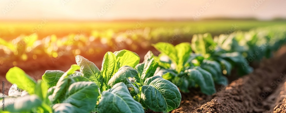 High-tech farming environment using bioengineered crops, sustainable ...