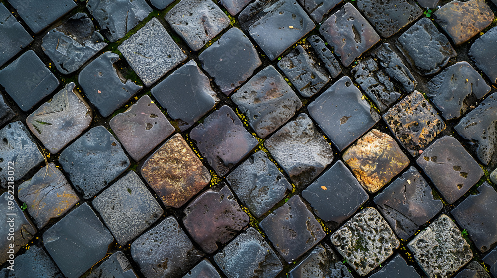 Rustic Stone Tile Pattern with Natural Earth Tones. Ideal for Interior ...