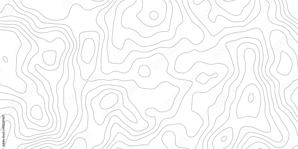 Lines Topographic contour lines map seamless pattern. Abstract lines ...