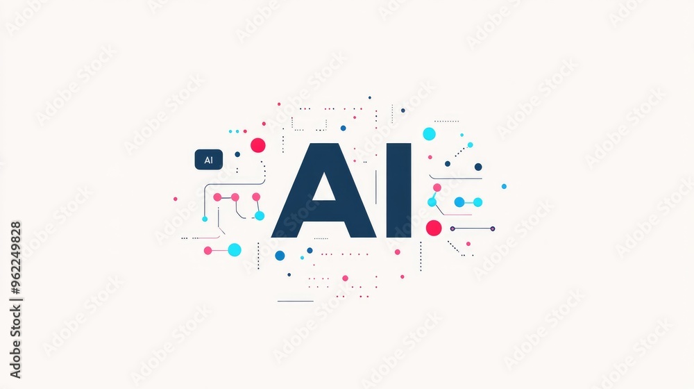 Contemporary logo design with "AI" in a bold, cutting-edge font ...