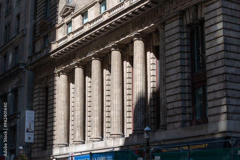 exterior detail of Trader's Bank Building an early skyscraper completed ...