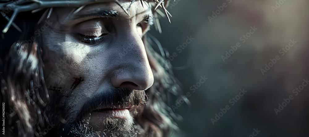 The portrayal of Jesus' sacrificial love enduring humiliation and death ...