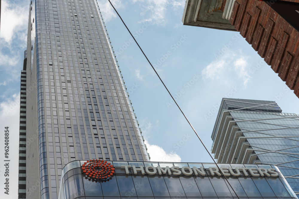 Thomson Reuters Tower located at 19 Duncan Street in Toronto, Canada ...