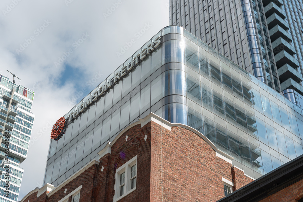 Thomson Reuters Tower located at 19 Duncan Street in Toronto, Canada ...