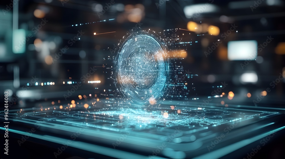 Holographic Visualization of an Algorithm as a Dynamic and Interactive Model A captivating and ...