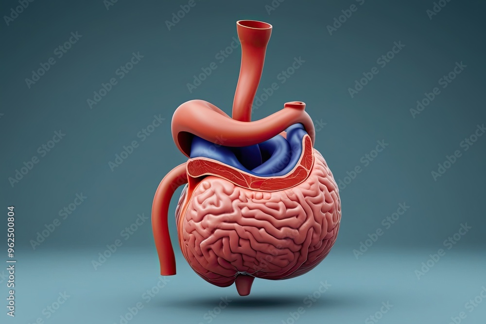 3D Visualization of Human Stomach Anatomy and Related Health Conditions ...
