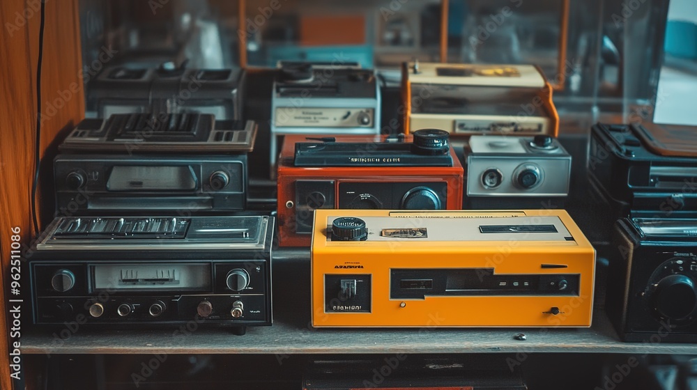 Vintage Retro Cassette Tape: A Classic and Nostalgic Representation of ...
