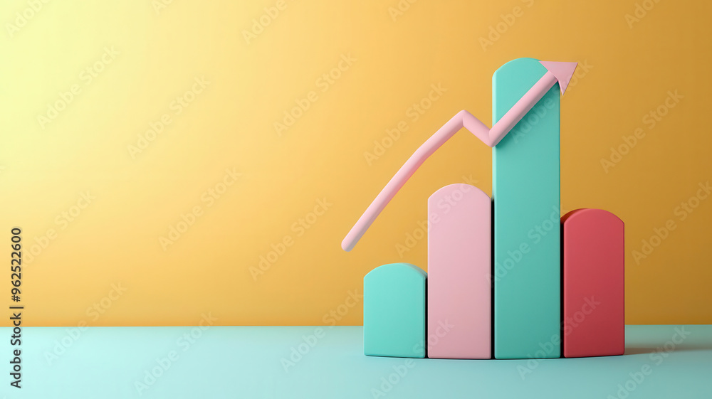 Linear regression, 3D chart with data points and bestfit line, 3D ...