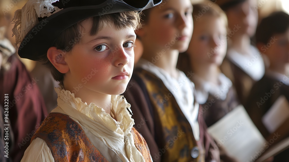 90. Students exploring historical reenactments with costumes and props ...