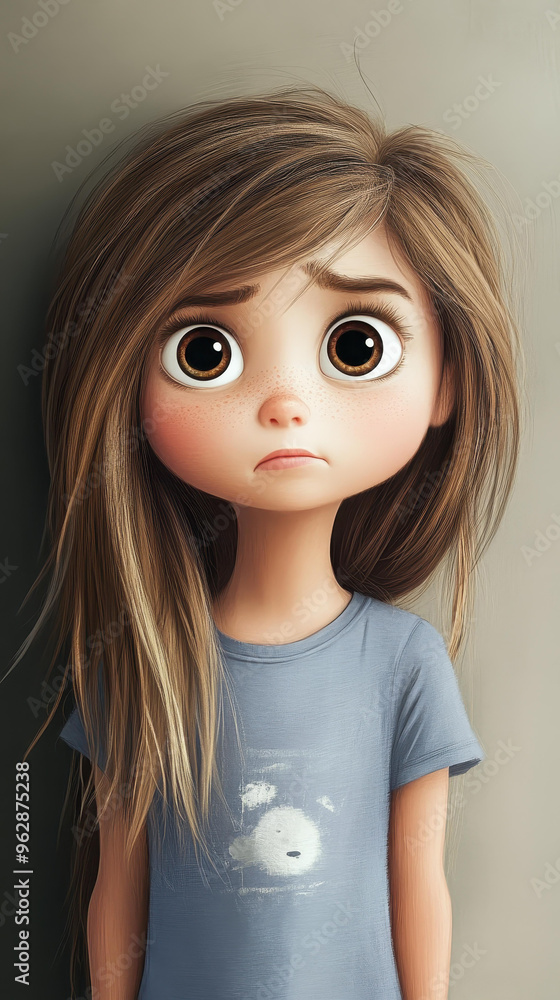 The little girl felt a twinge of sadness as her hopes were dashed ...