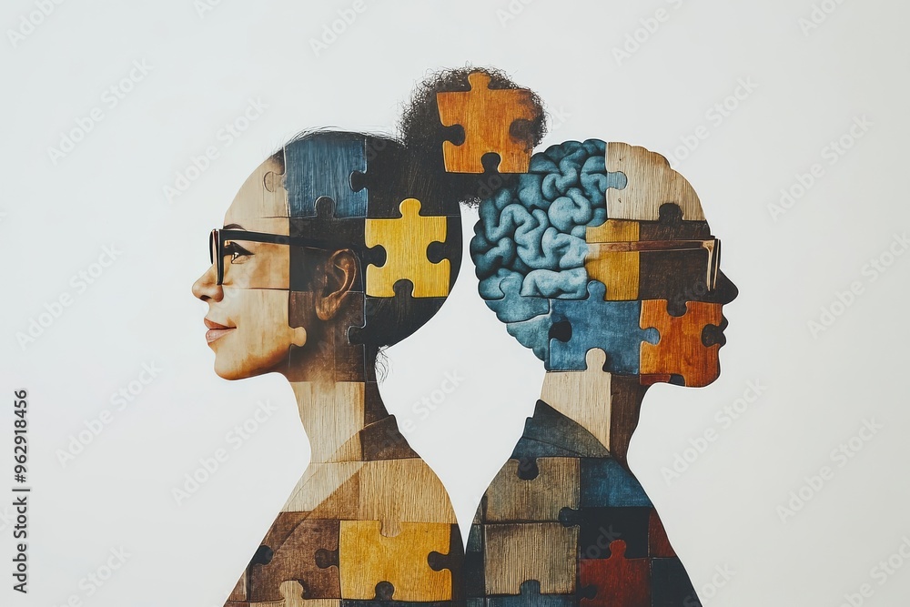 Neuroinformatics Basal ganglia Artistic rendition of two people with ...