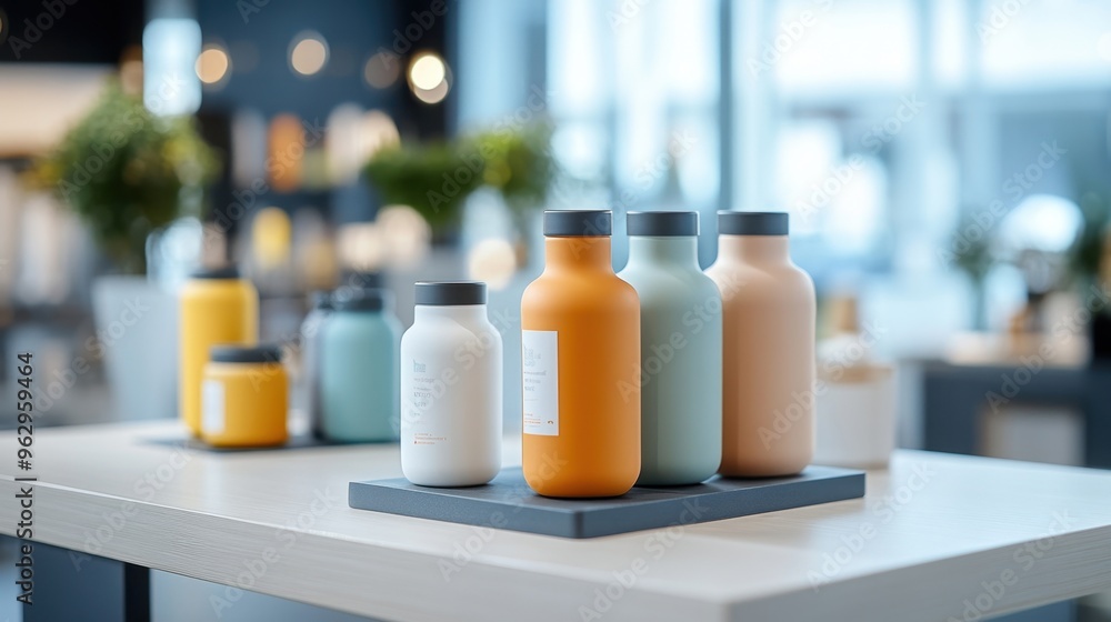 Bio-based polymers in a sustainable design studio, eco-friendly ...