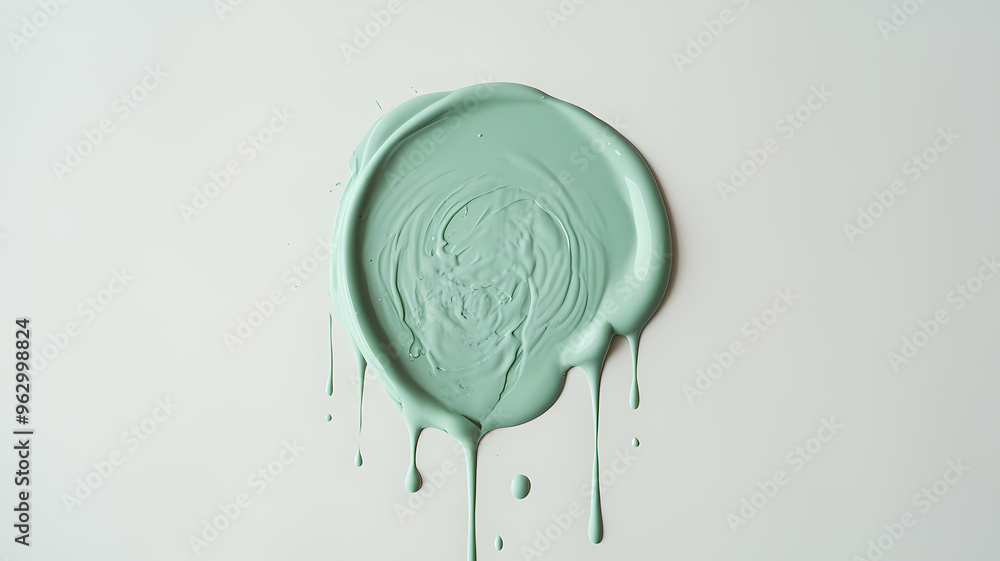 mint green paint splatter, paint splash, paint splatter, blot of paint ...