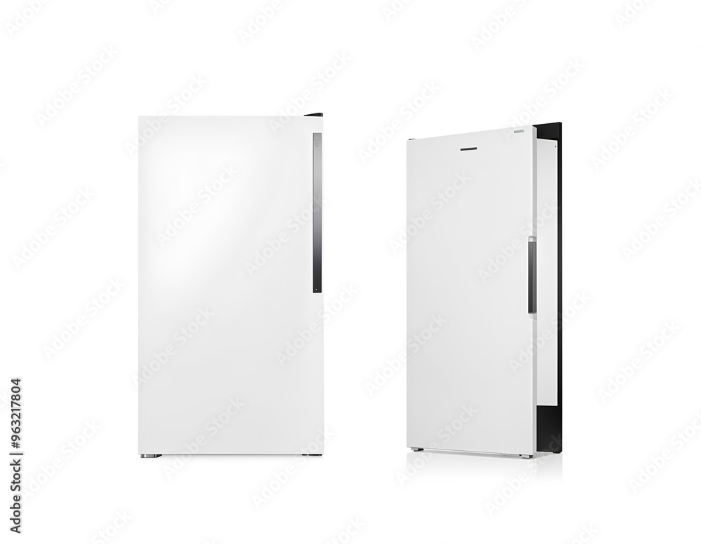 Blank white video cassette tape box mockup, isolated, 3d rendering ...
