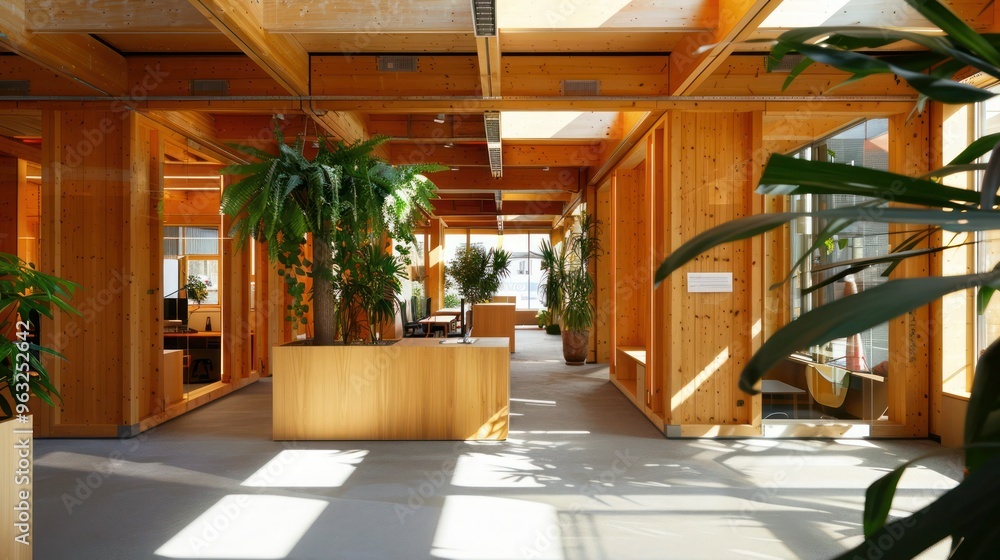 High Quality Modular Design Wooden Building Module In Berlin Office Construction Concept
