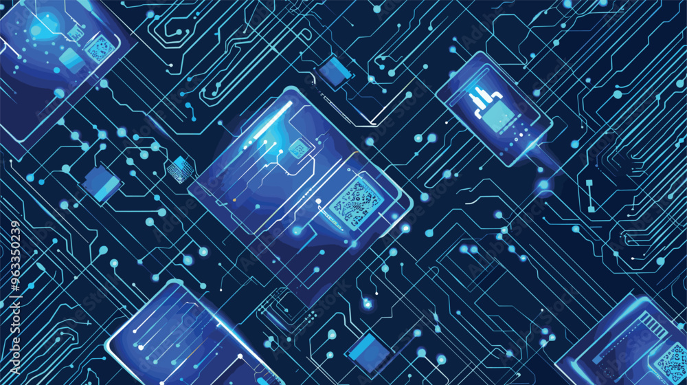 Seamless Pattern with 4G and 5G SIM Cards: Mobile Hotspot Network ...