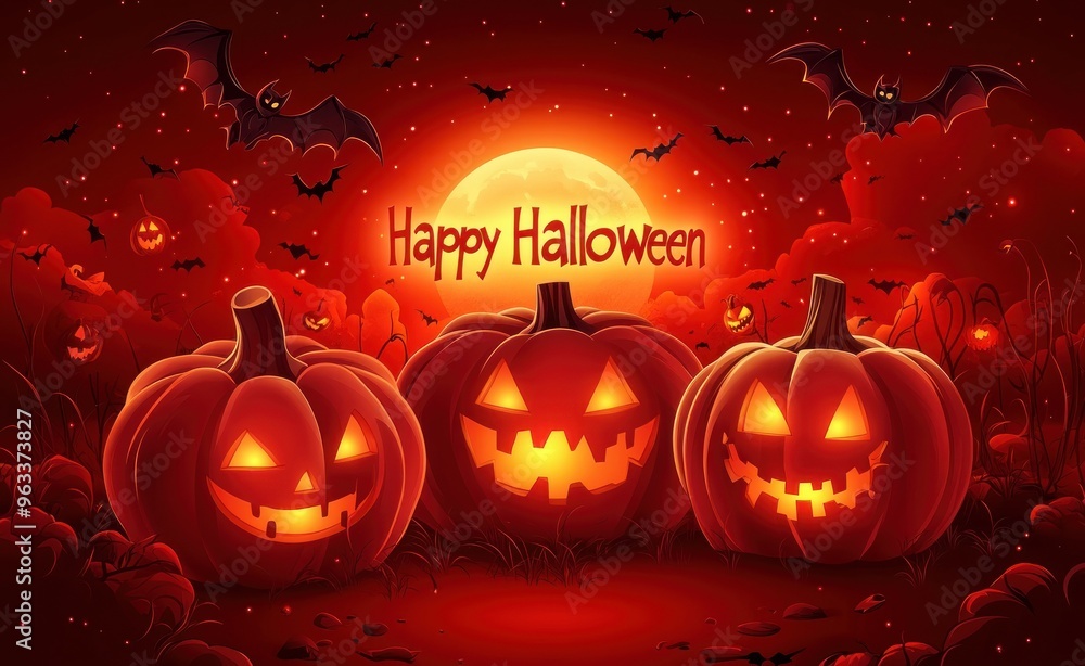 Halloween Background Spooky Design Haunted Theme Ghostly Background ...
