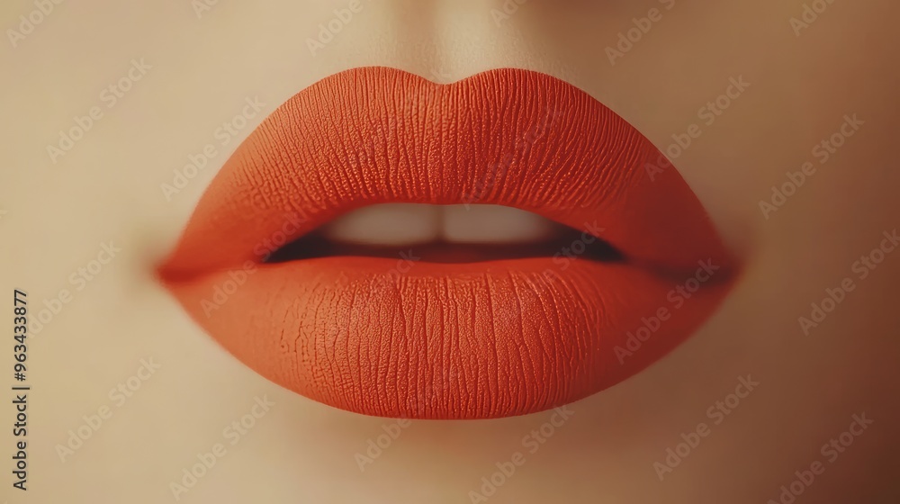 The image shows a closeup of a woman's chin and neck revealing a few ...