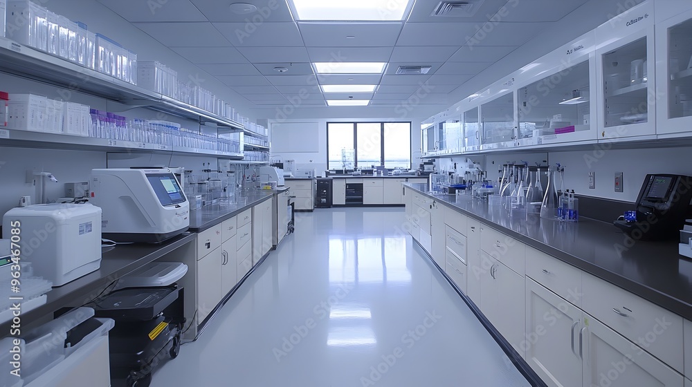 Cutting-Edge Medical Research Facility with Sophisticated Lab Equipment ...