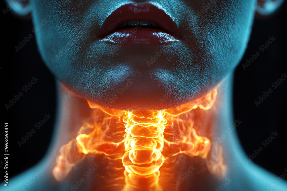 Laryngitis background wallpaper design, modern creative and colorful ...