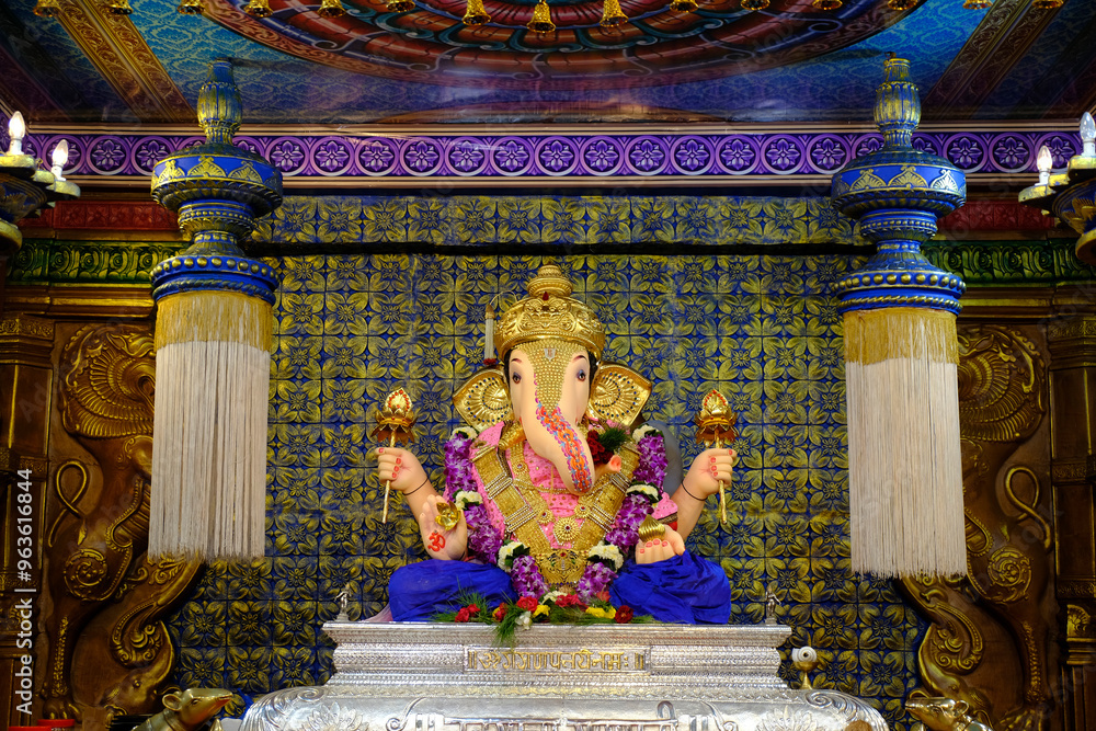 08 September 2024, Pune, Maharashtra, India, Beautiful sculpture of ...