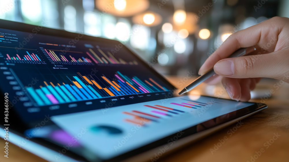 Show charts of digital marketing strategies like traffic, conversion ...