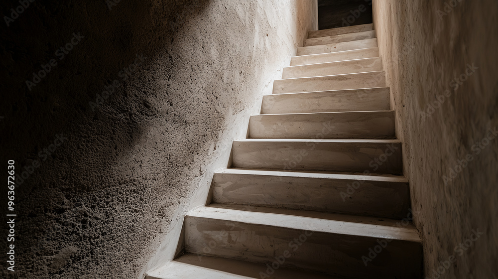 Underground Storage: Stairs or Staircase Leading to an Empty, Dark ...