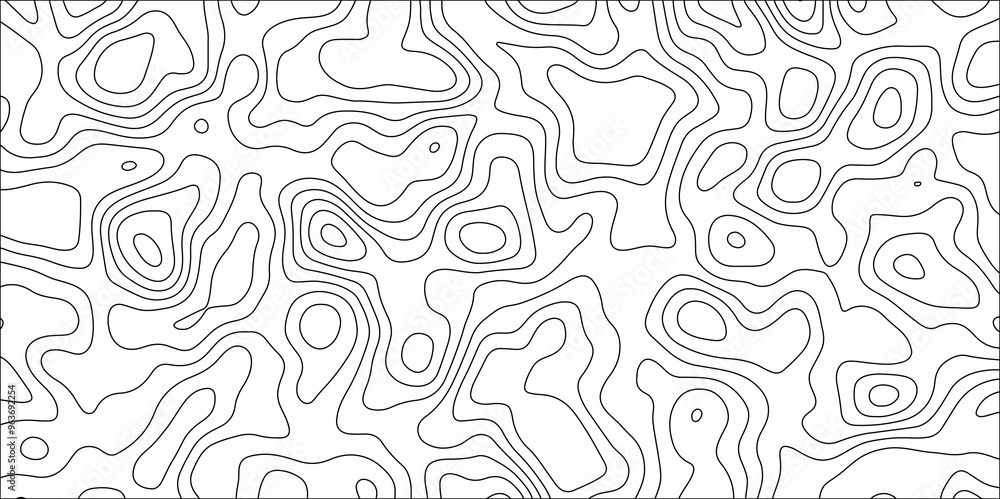 Contour map background. Geography scheme and terrain. Topography grid ...